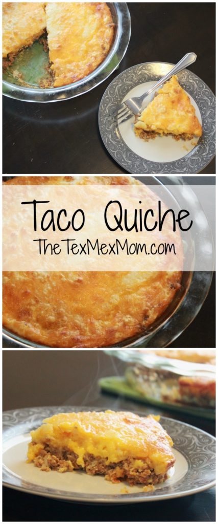 Simple and Hearty Taco Quiche - The Tex-Mex Mom