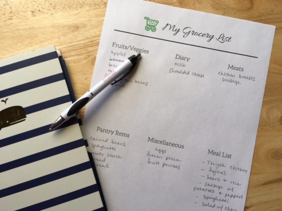 Meal Planning + Grocery List Freebie! - The Tex-Mex Mom