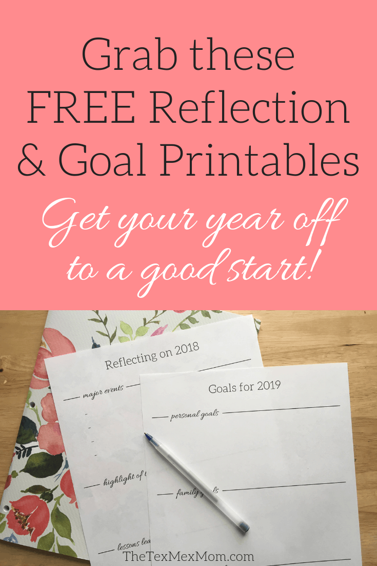 Reflecting and Making Goals - The Tex-Mex Mom