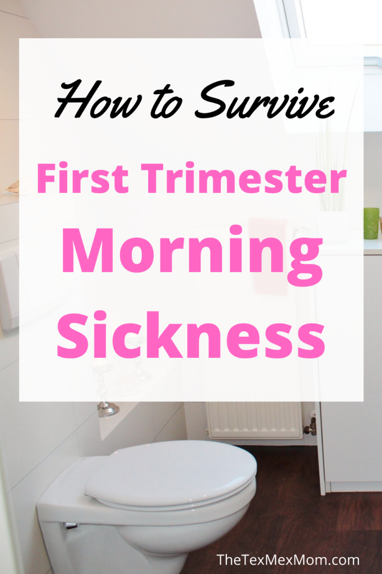 Surviving First Trimester Morning Sickness - The Tex-Mex Mom