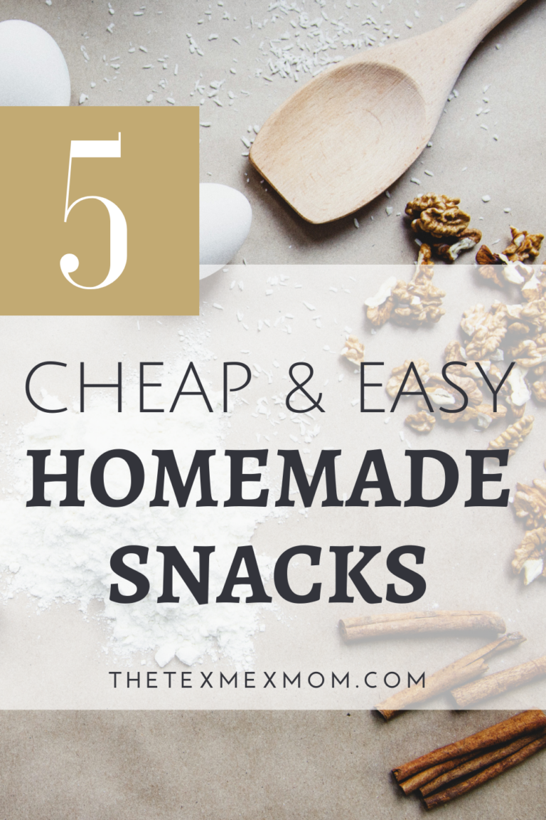 5 Cheap Homemade Snack Ideas - You'll love making these easy snacks!