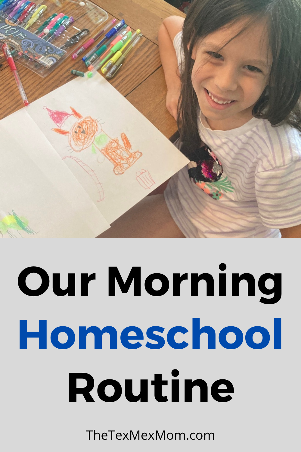 My Homeschool Morning Routine (with 4 kids) - The Tex-Mex Mom