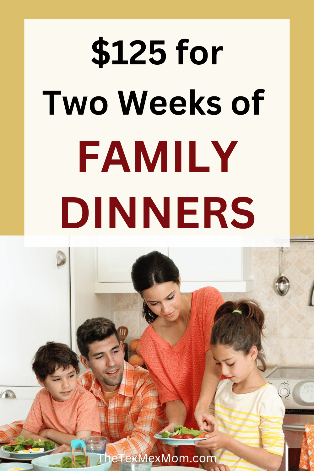 $125 Grocery List for 2 Weeks of Dinners for Four - The Tex-Mex Mom
