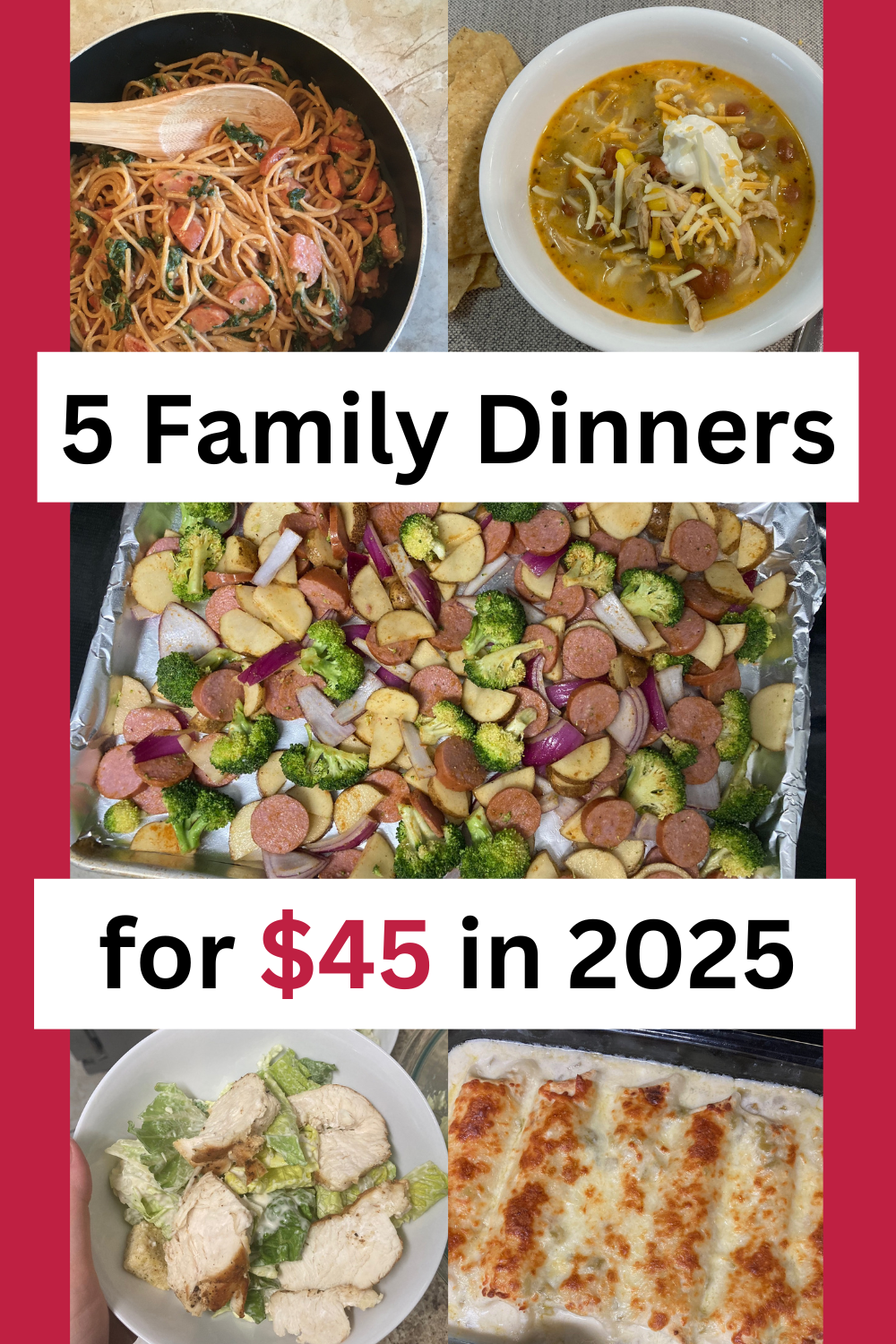 5 Easy Family Weeknight Dinners for $45 in 2025 - The Tex-Mex Mom