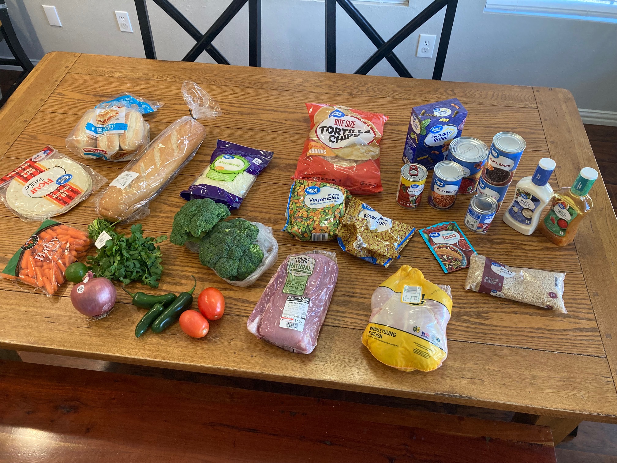 $50 Walmart Budget Meal Plan with Grocery List - The Tex-Mex Mom