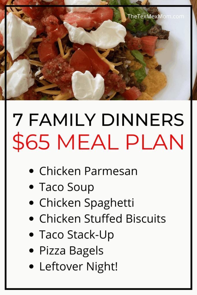 $65 Walmart Meal Plan: A Week of Budget-Friendly Family Dinners - The ...